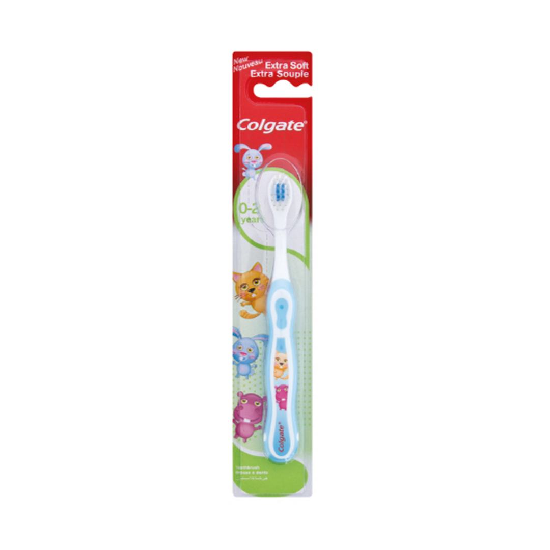 Colgate My First Toothbrush 0-2 years | Blue | OralCarePlus.co.nz ...